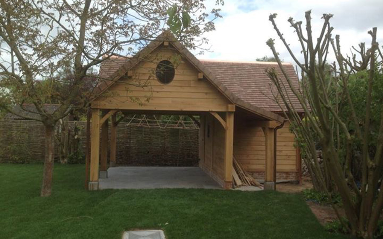 Dakwerk Eiken Bijgebouw - JD Construct | JD Construct